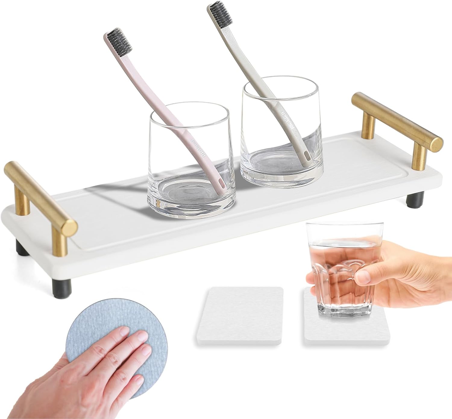 Amazon.com: JoyPcsTable Instant Dry Sink Caddy, Kitchen Sink Caddy with ...