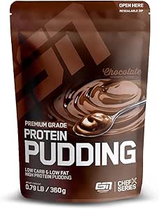 ESN Protein Pudding, 360g Chocolate : Amazon.de: Drogerie & Körperpflege