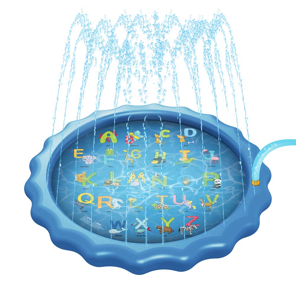 Snapklik.com : AirSwim Sprinkler & Splash Play Mat, Splash Pad Play Mat ...