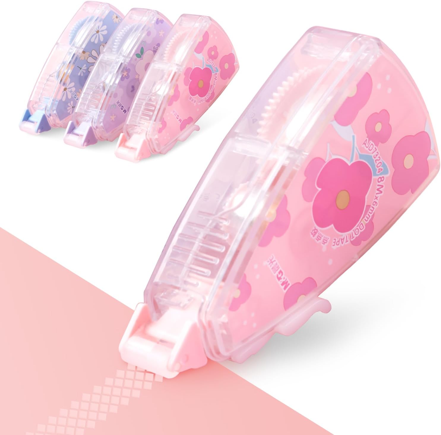 Amazon.com : M&G 6 Pack Double Sided Tape Roller Set, Glue Tape with Roller Scrapbook Tape ...