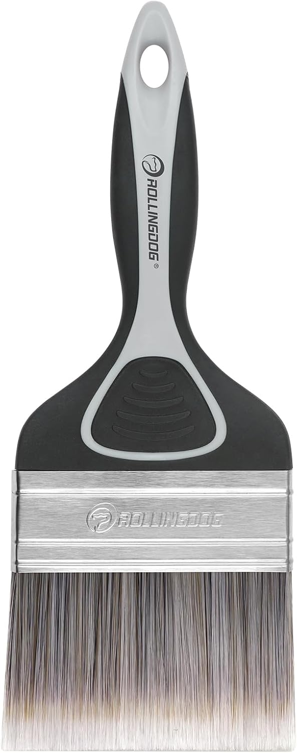 Amazon.com: ROLLINGDOG 4 Inch Large Paint Brush- Medium Stiff Paint ...