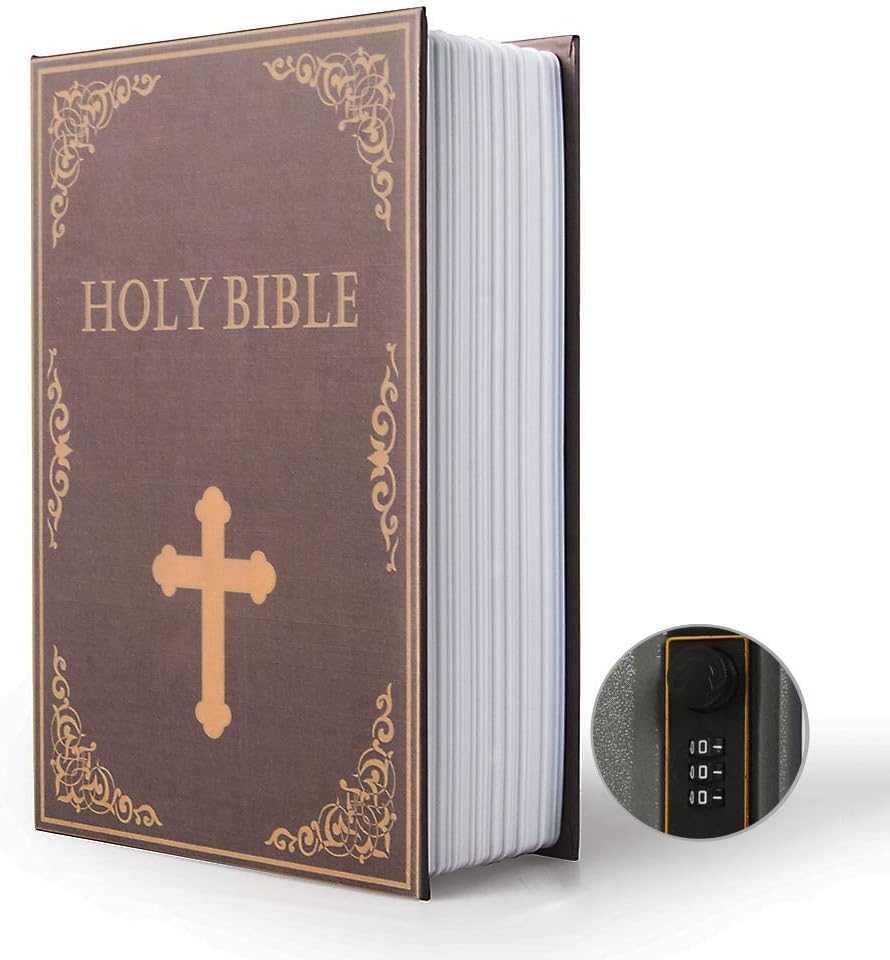 Amazon.com: Maxam Small Faux Book Safe, A Fun Way to Hide and Protect ...