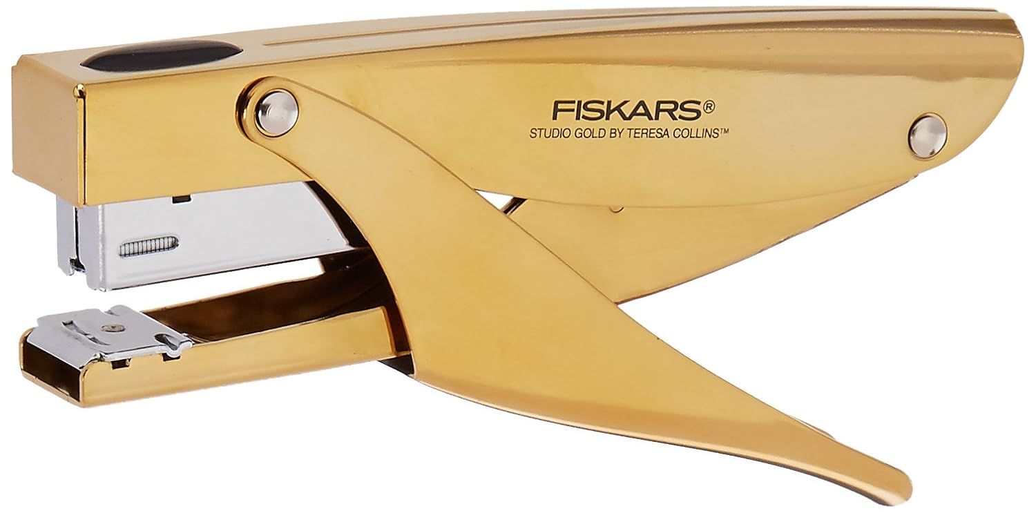 Fiskars 102710-1001 Heavy, Duty Stapler By Teresa Collins with 20 ...