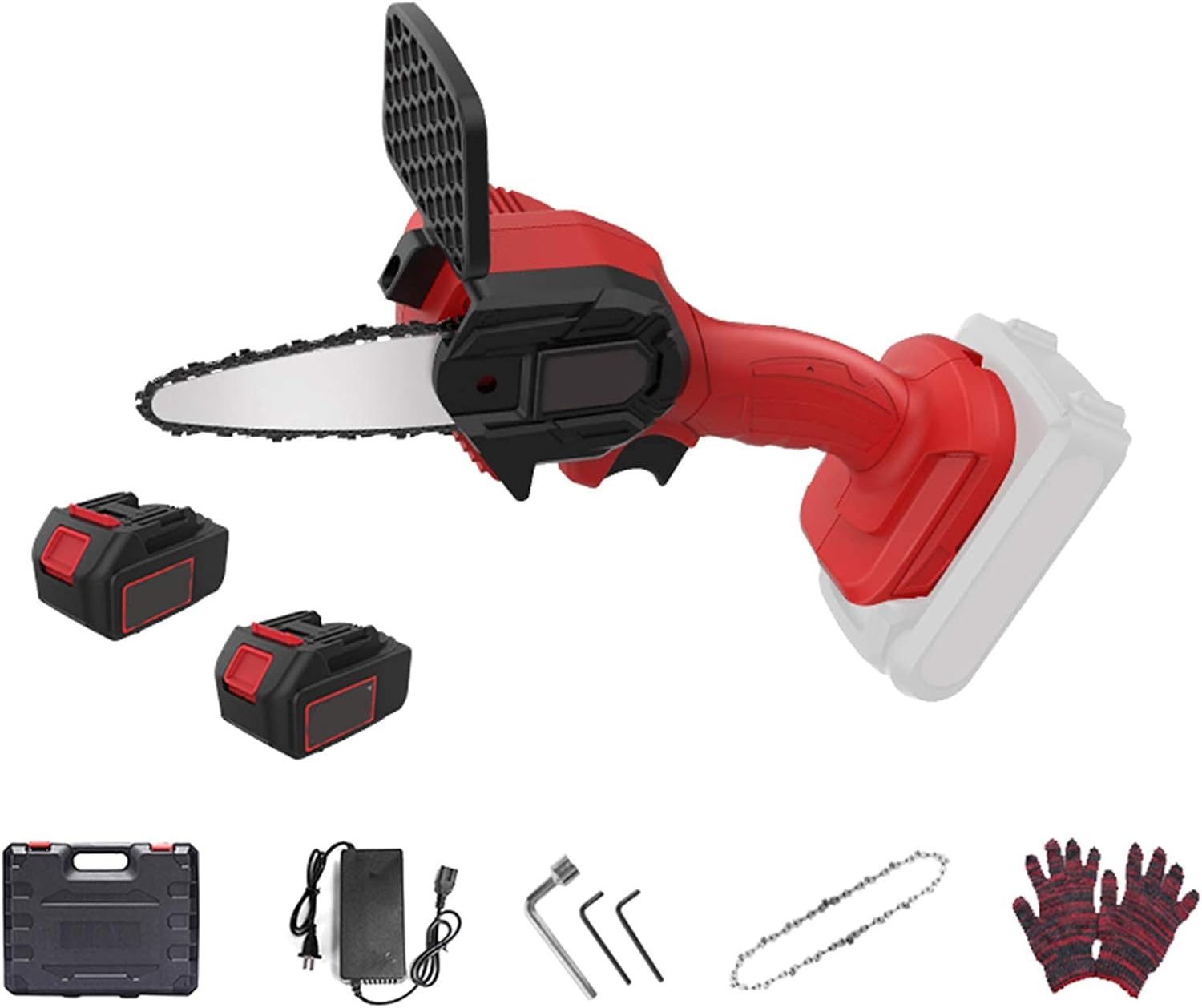 Amazon.com: Mini Chainsaw Cordless, 4-Inch Battery powered Electric ...