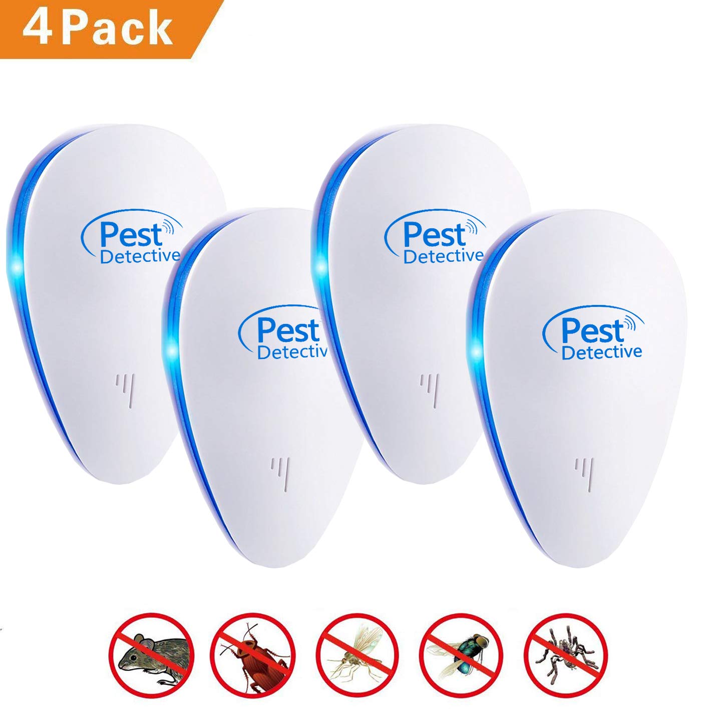 Buy GoYun Ultrasonic Pest Repeller Upgraded, Electronic Plug In Pest ...