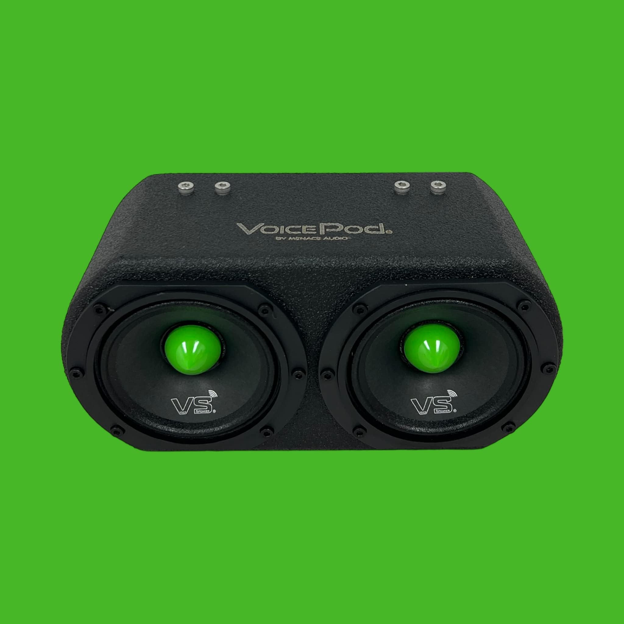 Amazon.com: MENACE AUDIO VOICEPOD Dual 4" Midrange Enclosure - Green ...