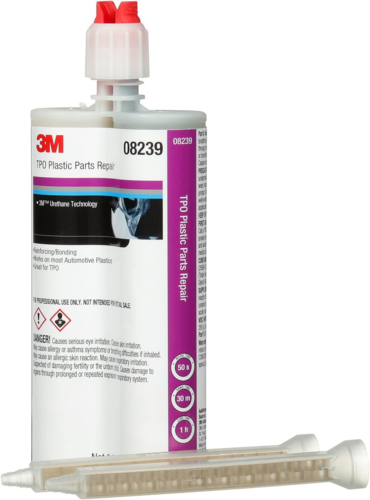 Amazon.com: 3M Super Fast Plastic Repair, 04247, Tranlucent Color ...