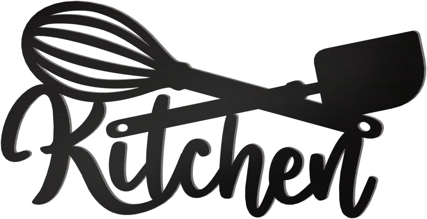 Amazon.com: Zzbakress Kitchen Wood Sign,Rustic Farmhouse Kitchen Decor ...