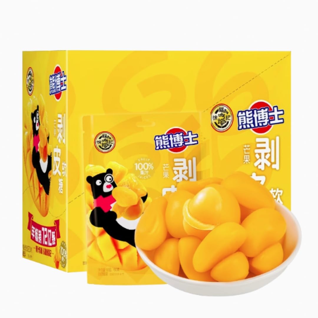 Amazon.com : Mango Peelable Soft Candy,Juice Gummy Asian snacks,2.1 oz ...