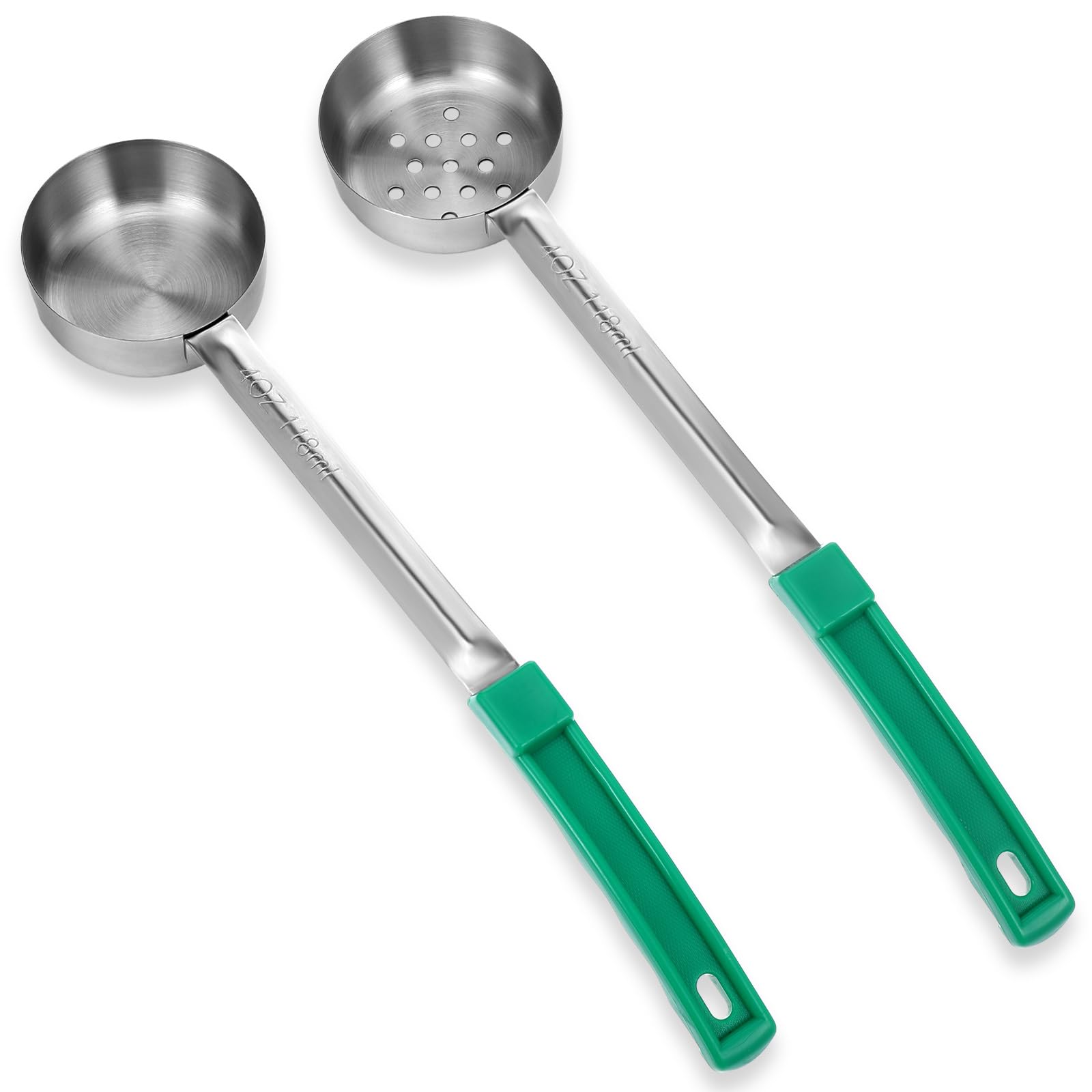 Amazon.com | 2 Pcs Portion Control Serving Spoons, 4 OZ Portion Control ...