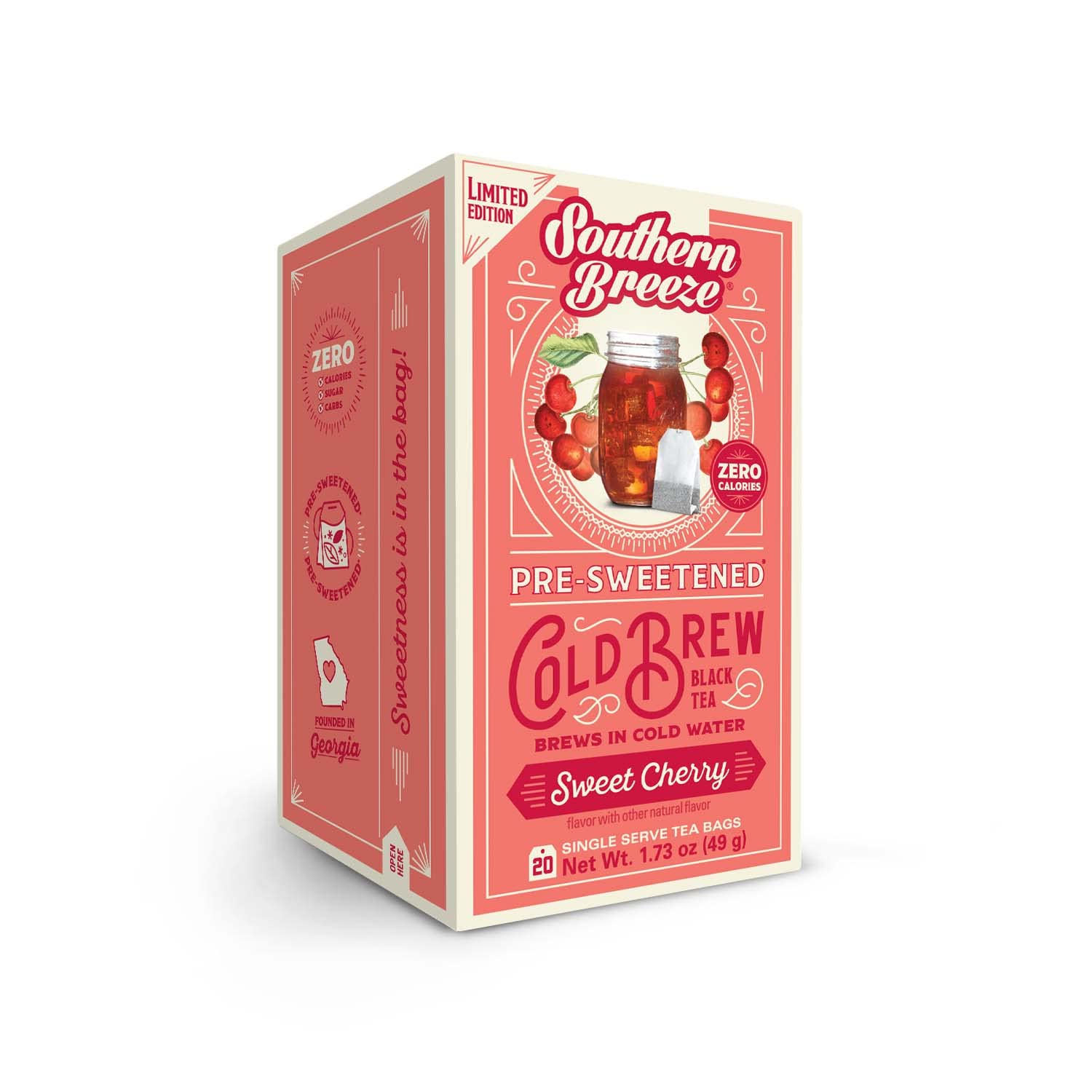 Snapklik.com : Southern Breeze Cold Brew Sweet Tea Sweet Cherry Iced Tea