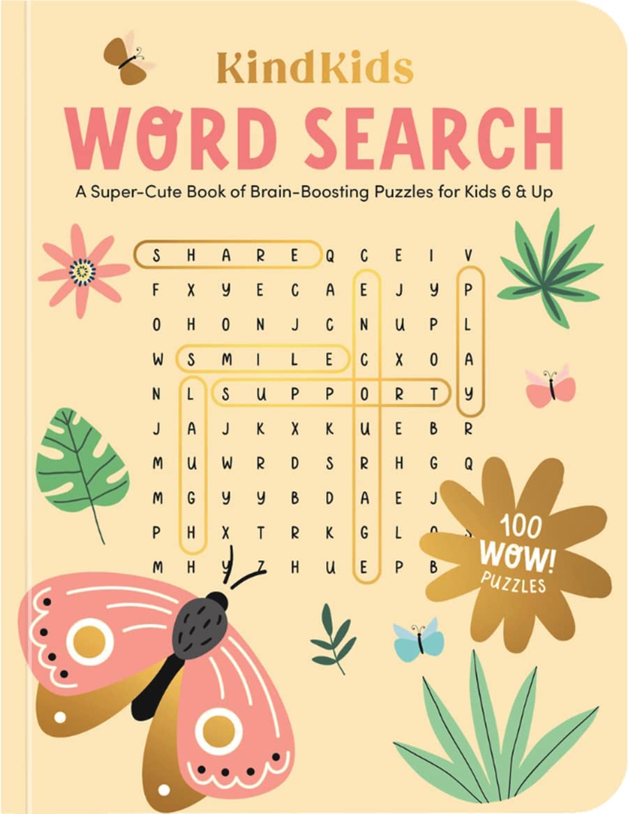 KindKids Word Search: A Super-Cute Book of Brain-Boosting Puzzles for ...