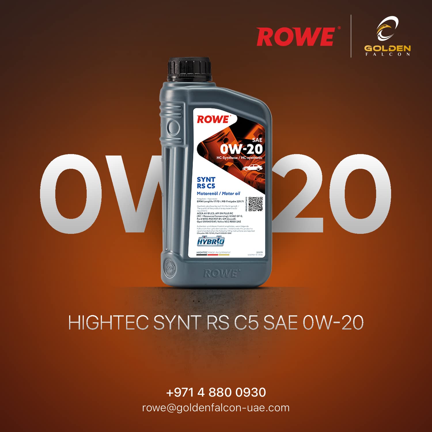 Rowe Motor Oil Logo