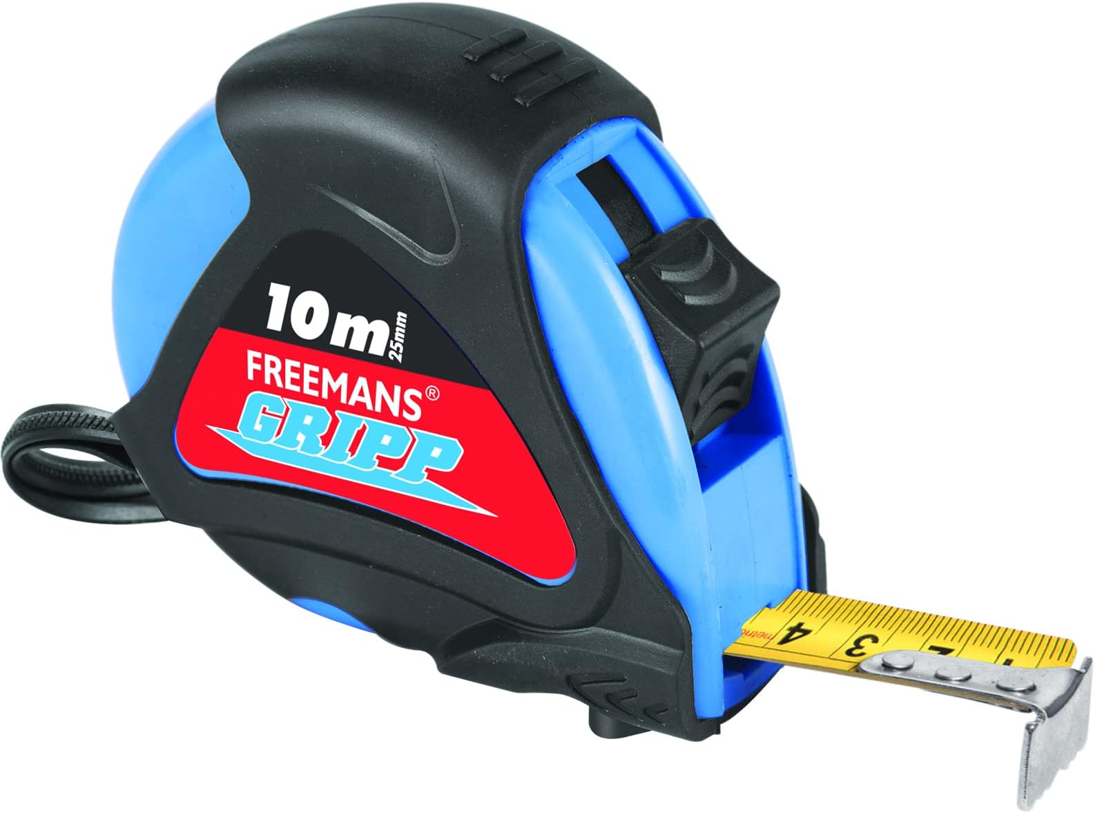 FREEMANS GRIPP 10m:25mm Steel Inchi Measuring Tape - 10m (Blue) With ...