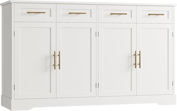 Amazon.com - HOSTACK 60" Large Buffet Sideboard with Storage, 36" Tall ...