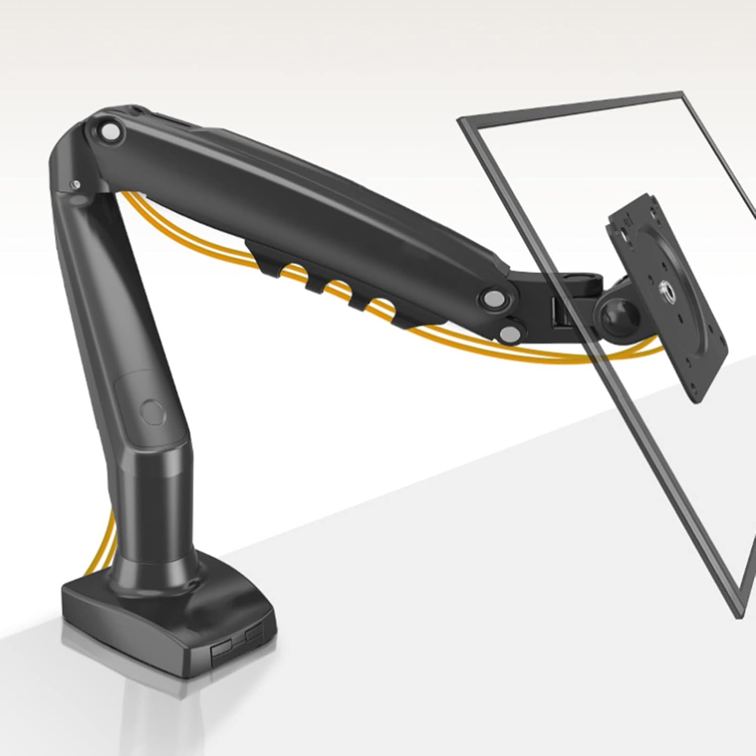 Suporte de mesa para monitor de 17 a 30 polegadas, braço ajustável para ...