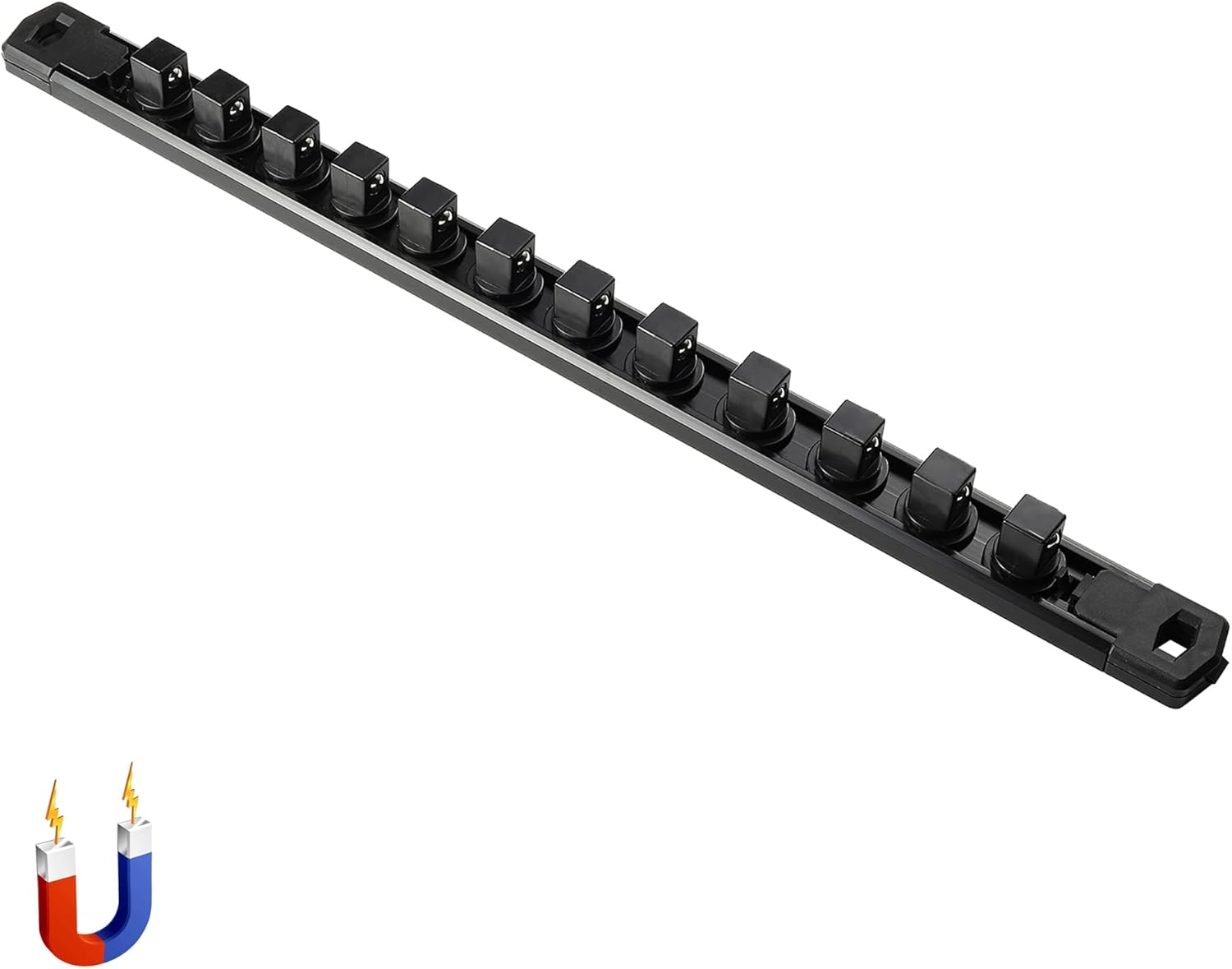 Amazon.com: ALOANES 1/2-Inch Drive Magnetic Socket Organizer, Heavy ...