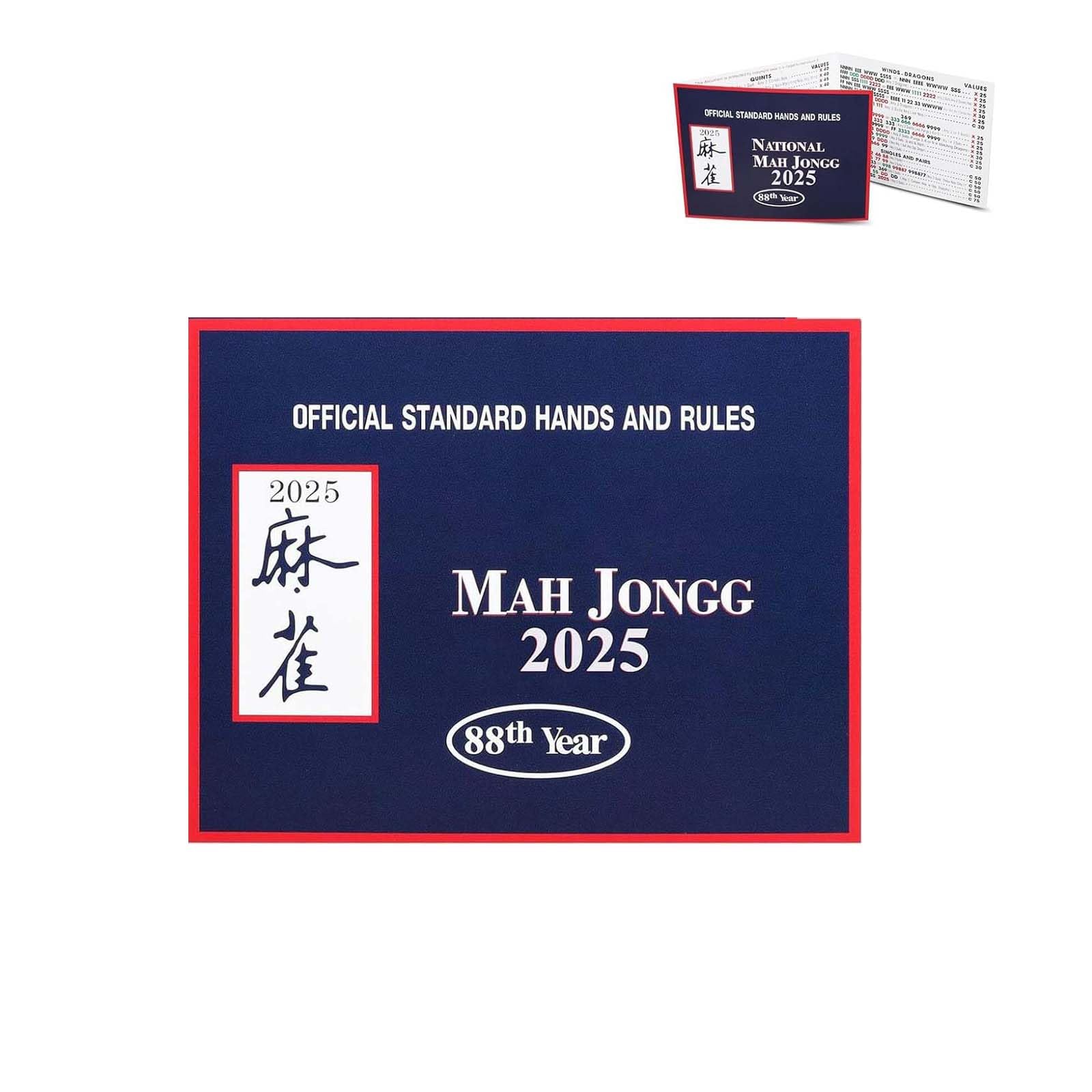 Release Date Large Print Mahjong Scorecard 2025 - 1 Pcs, Official ...
