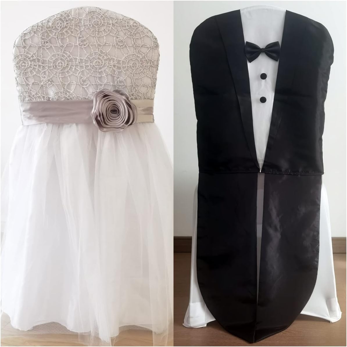 Amazon.com: RS Enjoy Life YHC#160 Wedding Chair Covers Party Birthday ...