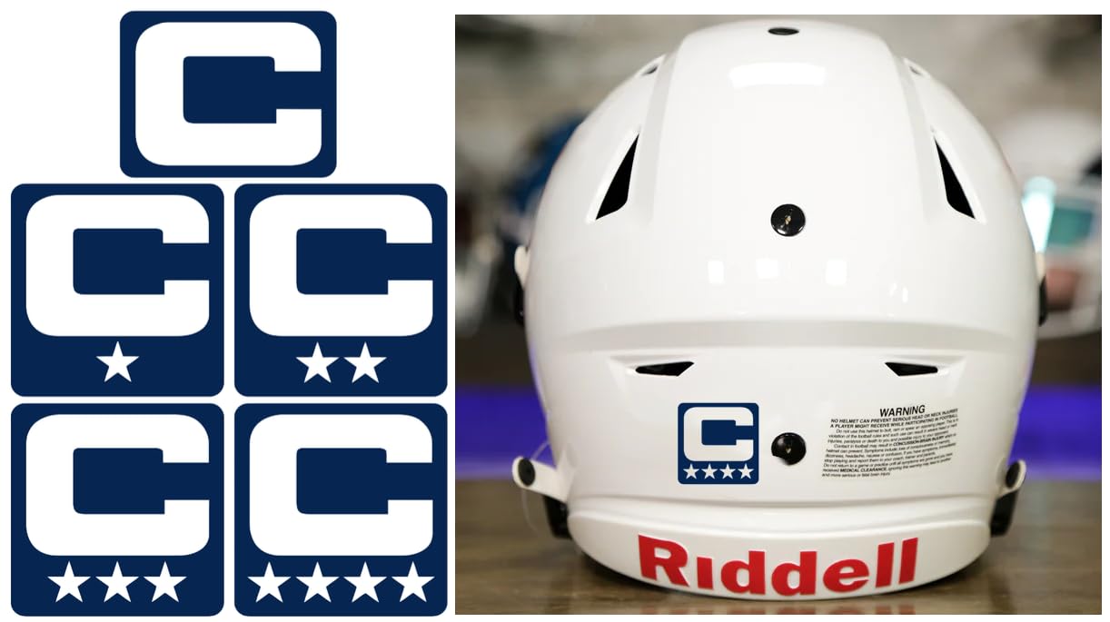 Uconn Football Helmet Decals