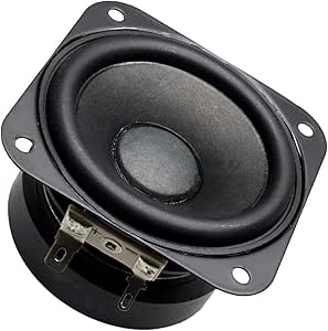 Amazon.com: 70mm Subwoofer Square 4Ω 15w Rubber Low Tone Loudspeaker ...
