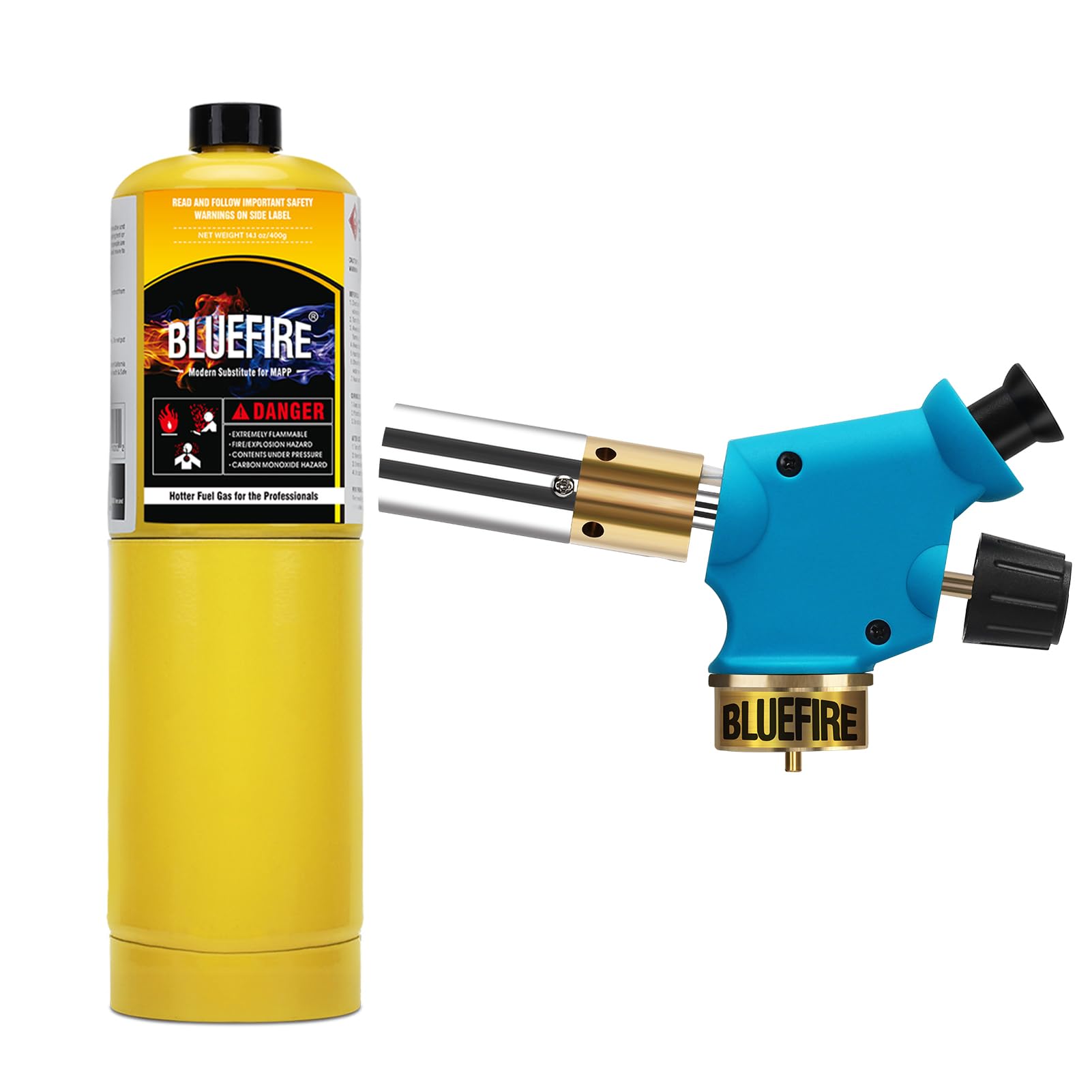 Glass Blowing Torch BLUEFIRE Handy Cyclone Torch Kit With Propane ...