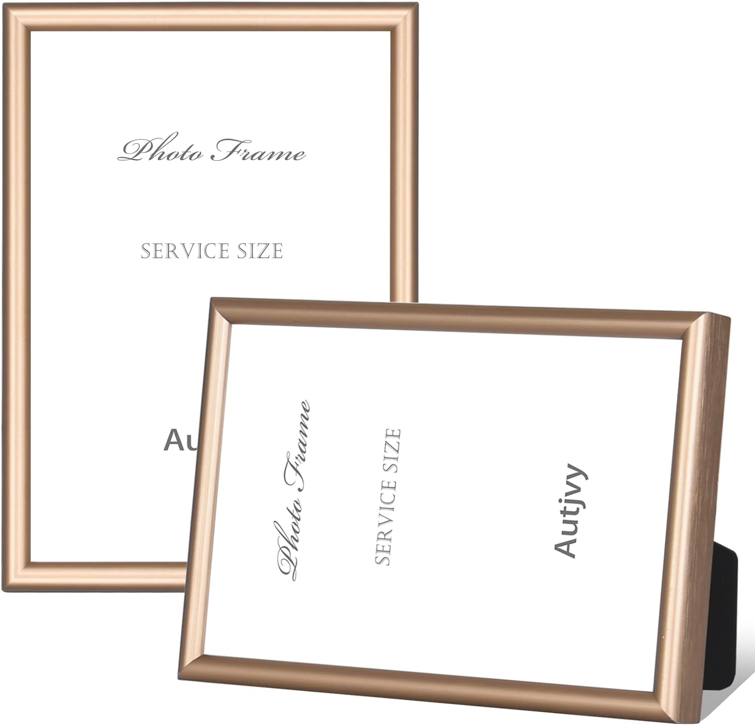 Amazon.com - Autjvy 3.5x5 Picture Frames Gold - Brushed Brass Modern ...