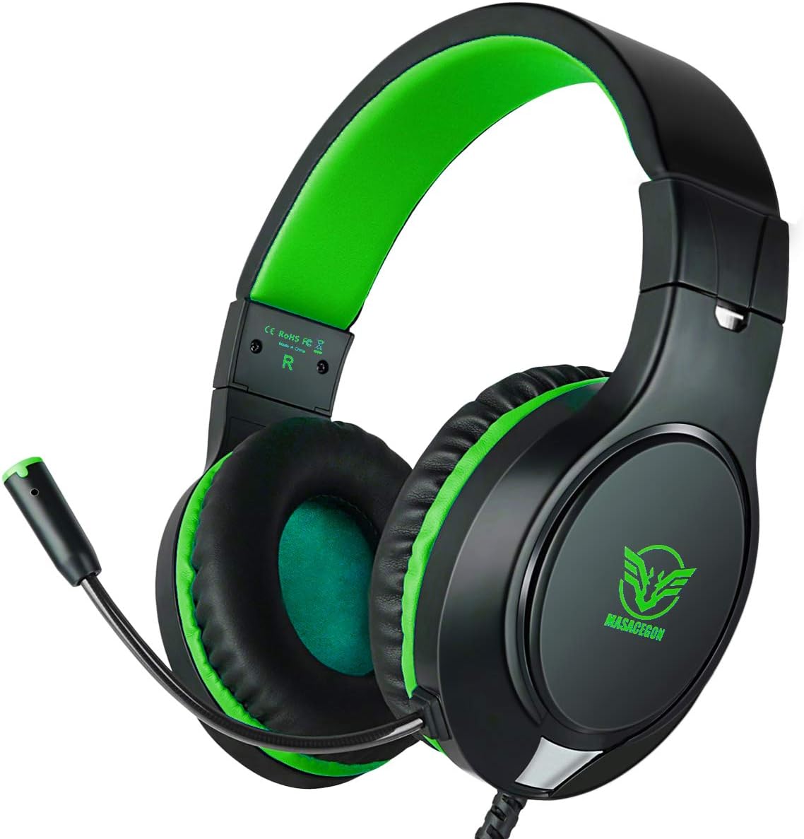 Amazon.com: Gaming Headset with Microphone for Pc, Xbox One Series X/s ...