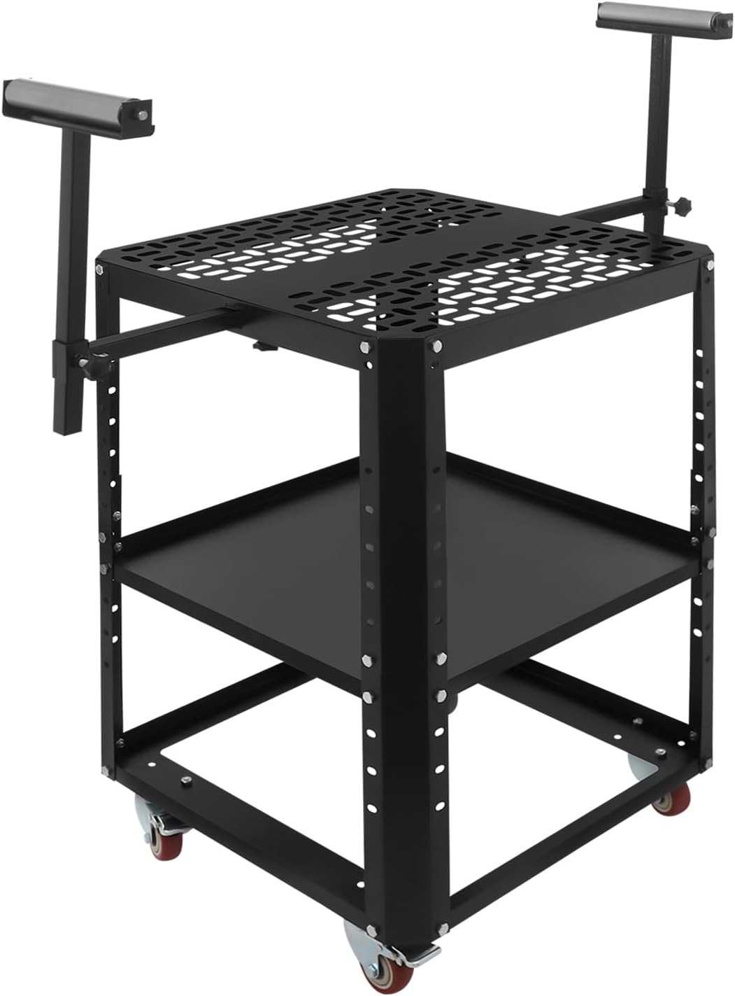 Amazon.com: Rolling Planer Stand, 550 lbs Load 2-Tier Tool Stand with 4 ...