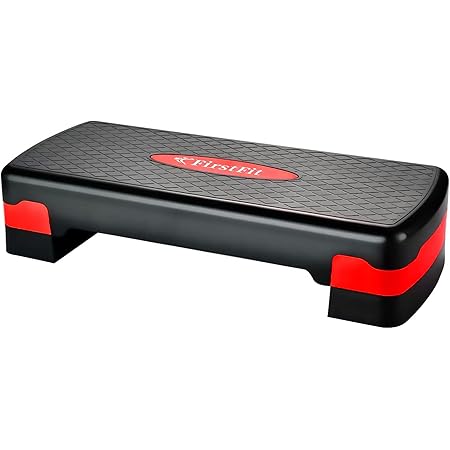 Buy FirstFit Exercise Step Platform Aerobic Stepper Bench, Workout Deck ...