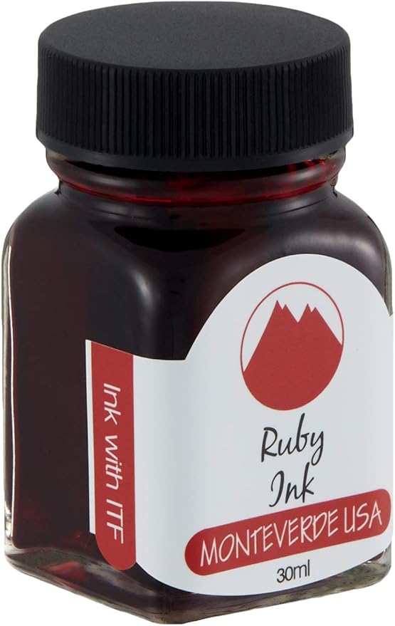 MONTEVERDE Bottle Ink, 30ml, Ruby (G309RU) + Free Shipping