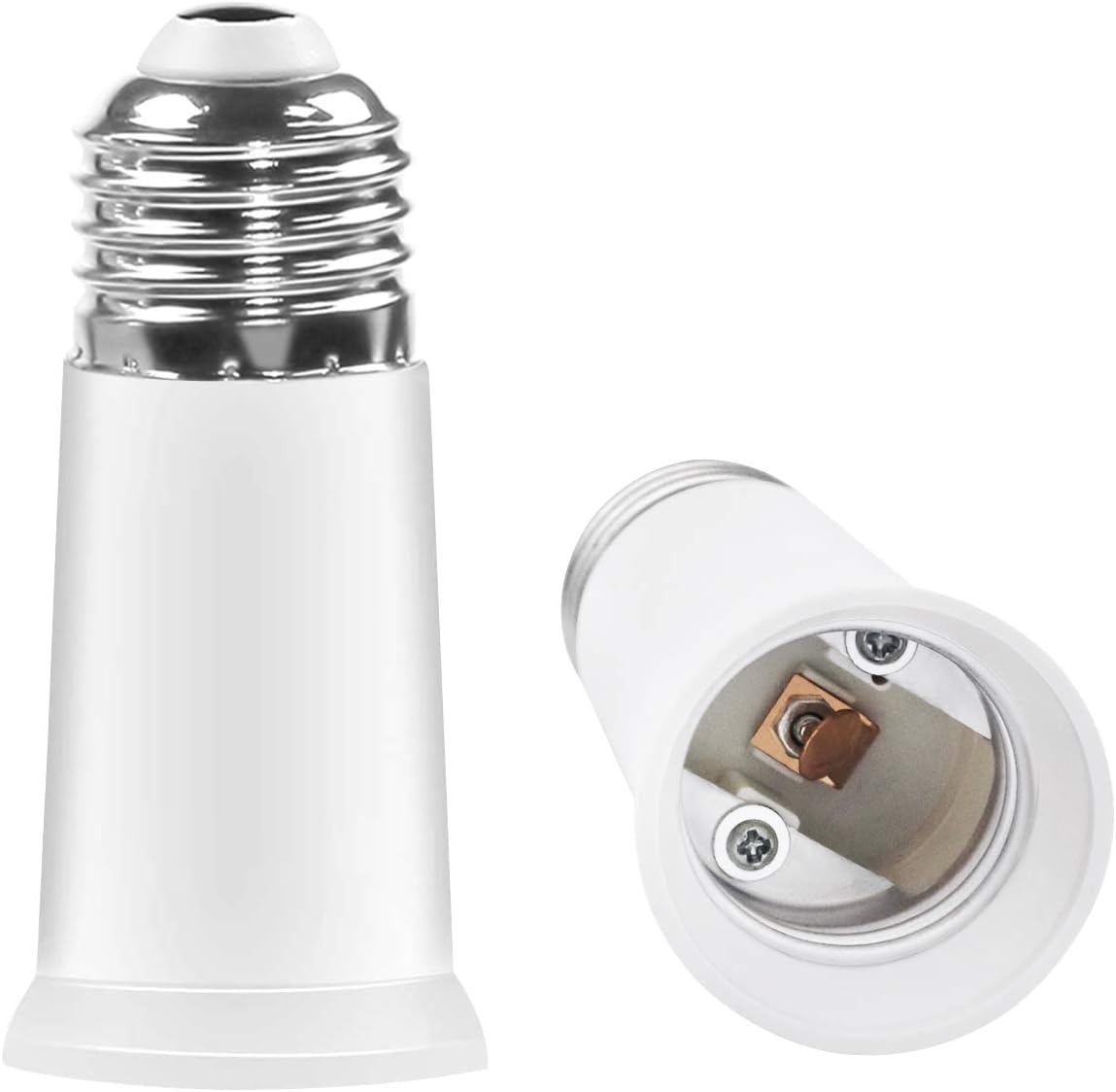 CliCli E26 Base Light Bulb Socket Extender (Extension: 5 CM/1.97 Inch ...