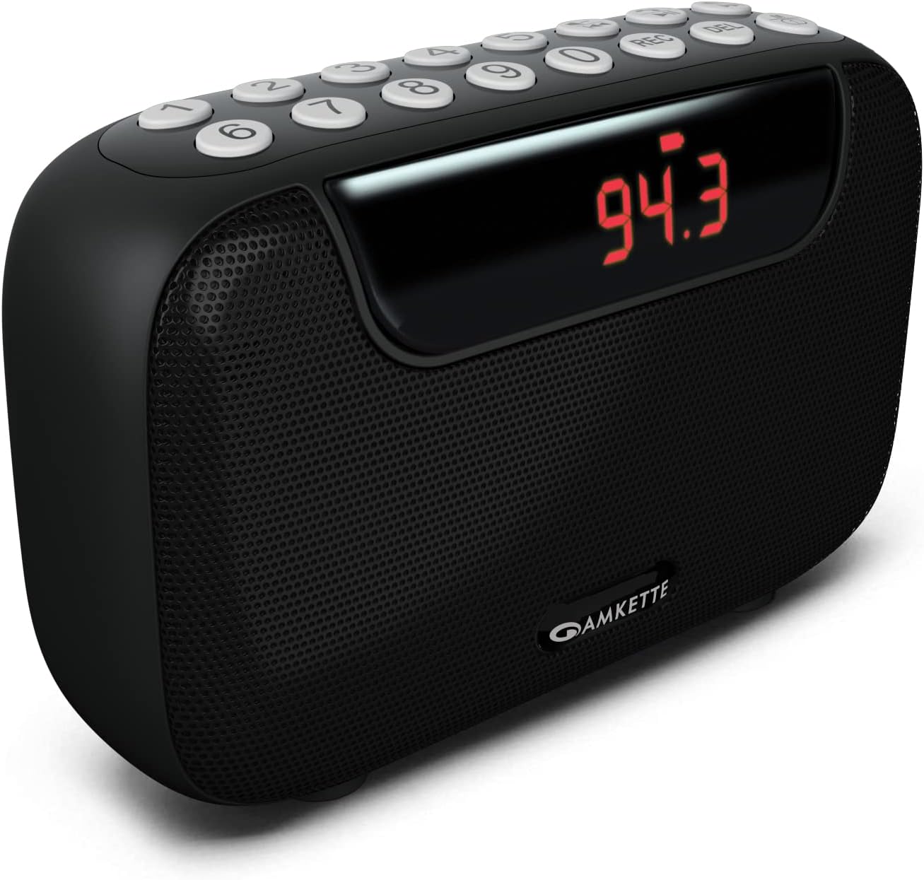 Amkette Pocket Blast FM Radio with Bluetooth, Powerful Sound, Voice/FM ...