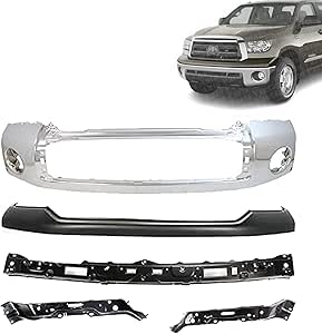 Amazon.com: Vantage Auto Parts - Front Bumper Chrome Steel + Cover ...