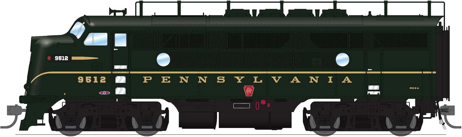 Amazon.com: Broadway Limited 6656 EMD F3 A/B Set, PRR 9512A/9512B, DGLE ...