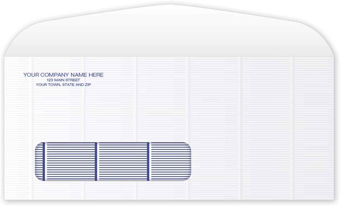 Amazon.com : CheckSimple Customized Number 10 Single Window ...