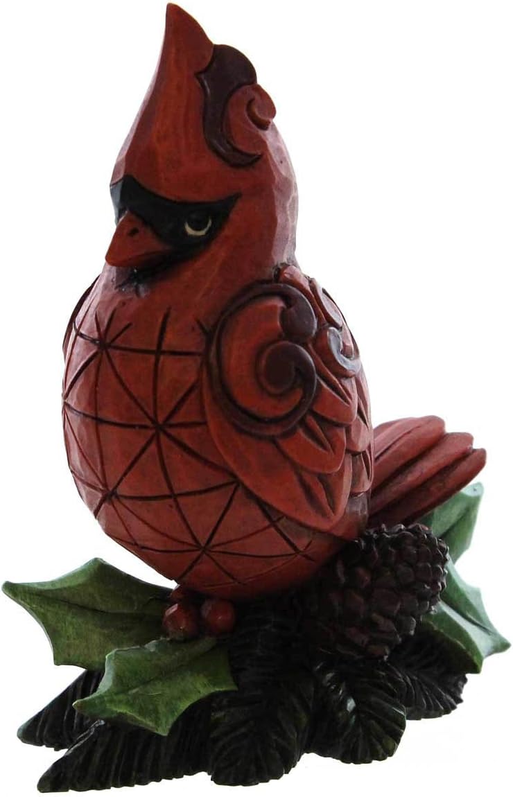 Amazon.com: Enesco Jim Shore Heartwood Creek Mini Christmas Cardinal ...