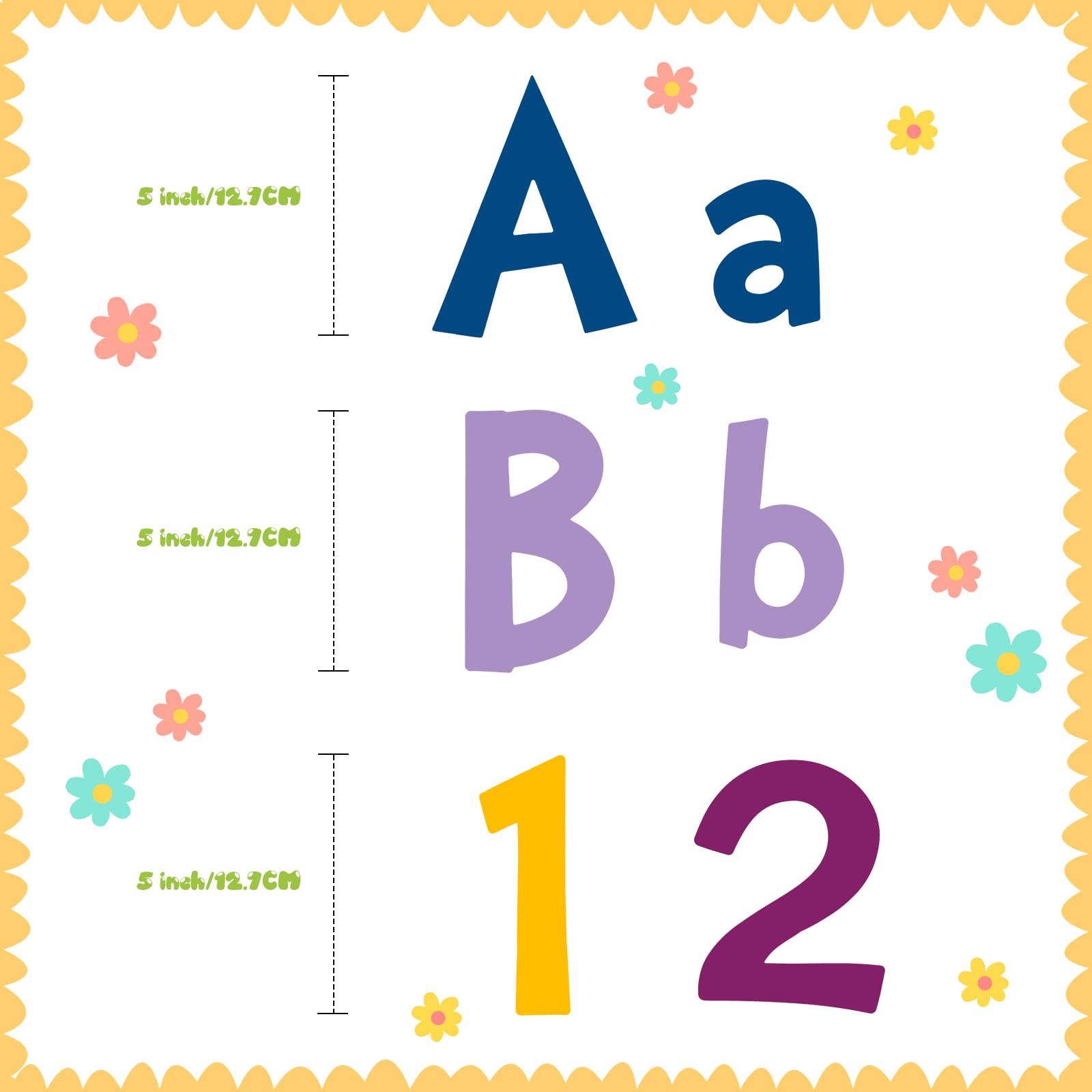 Snapklik.com : Tenare 134 Pieces 5 Inch Bulletin Board Letters Alphabet ...