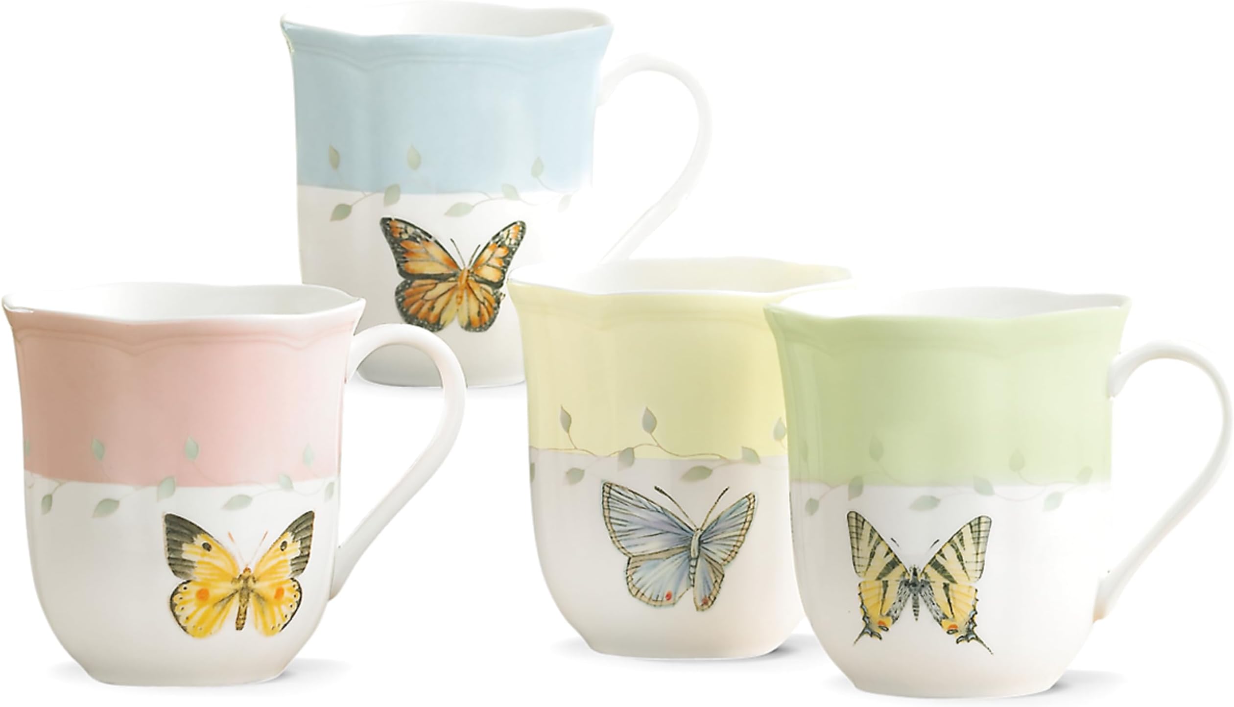 Amazon.com | Lenox Butterfly Meadow Orange Sulphur 8-Ounce Porcelain ...