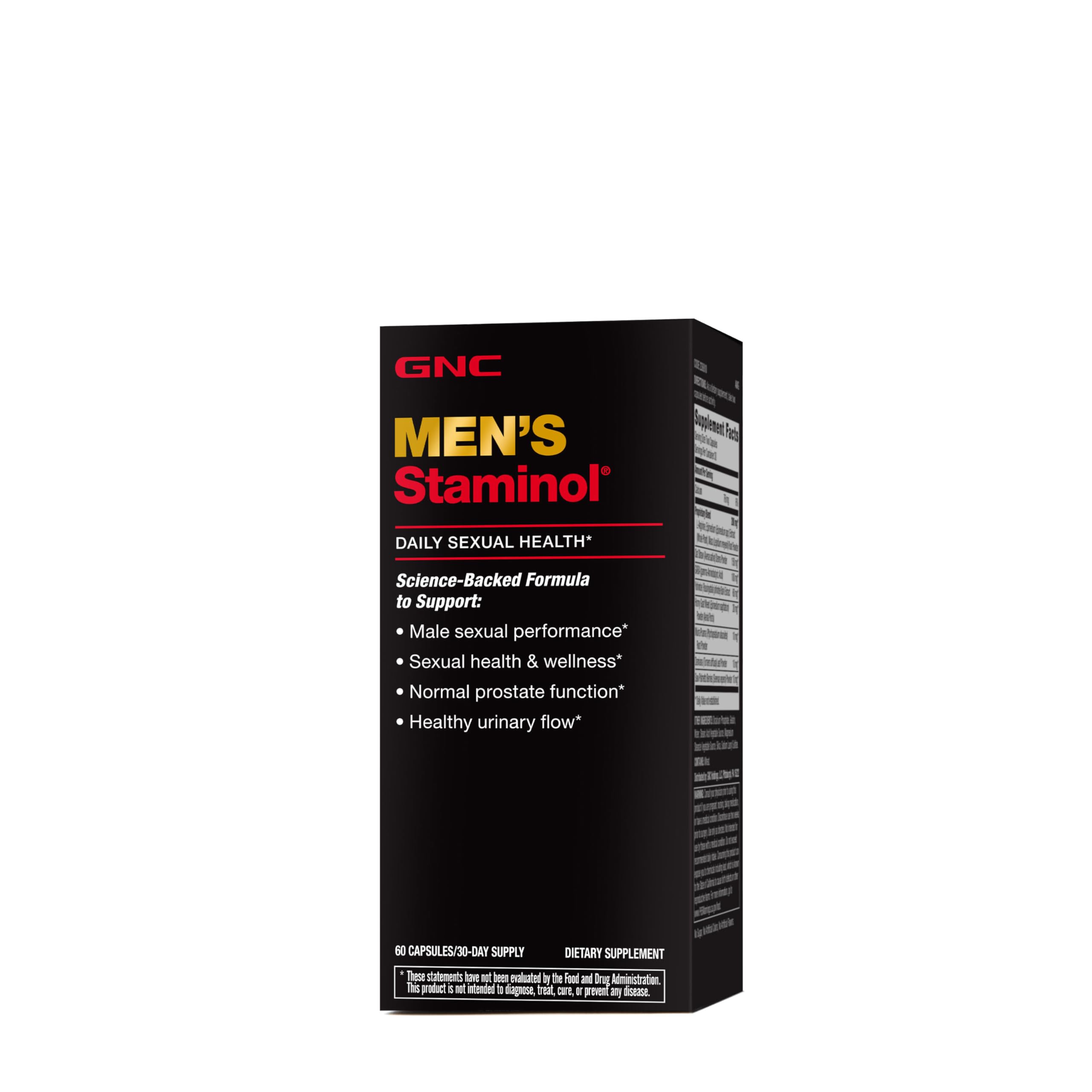 Amazon.com: GNC Men's Staminol - 60 Capsules (30 Servings) : Health ...