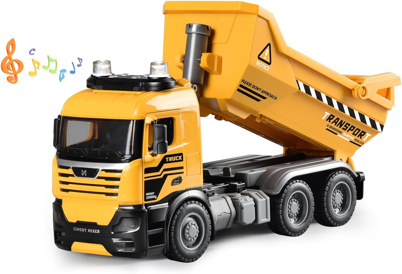 Amazon.com: WEMOKA Dump Truck Toy with Movable Parts, 11" Dump Trucks ...