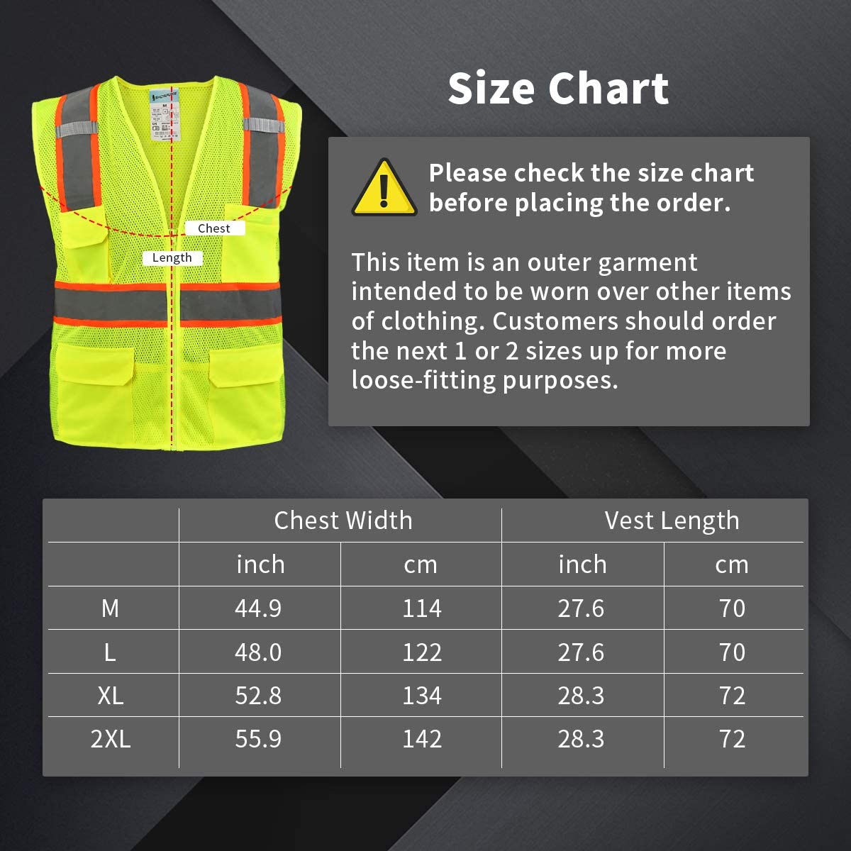 Snapklik.com : SHORFUNE 5 Pack High Visibility Breathable Mesh Safety Vest