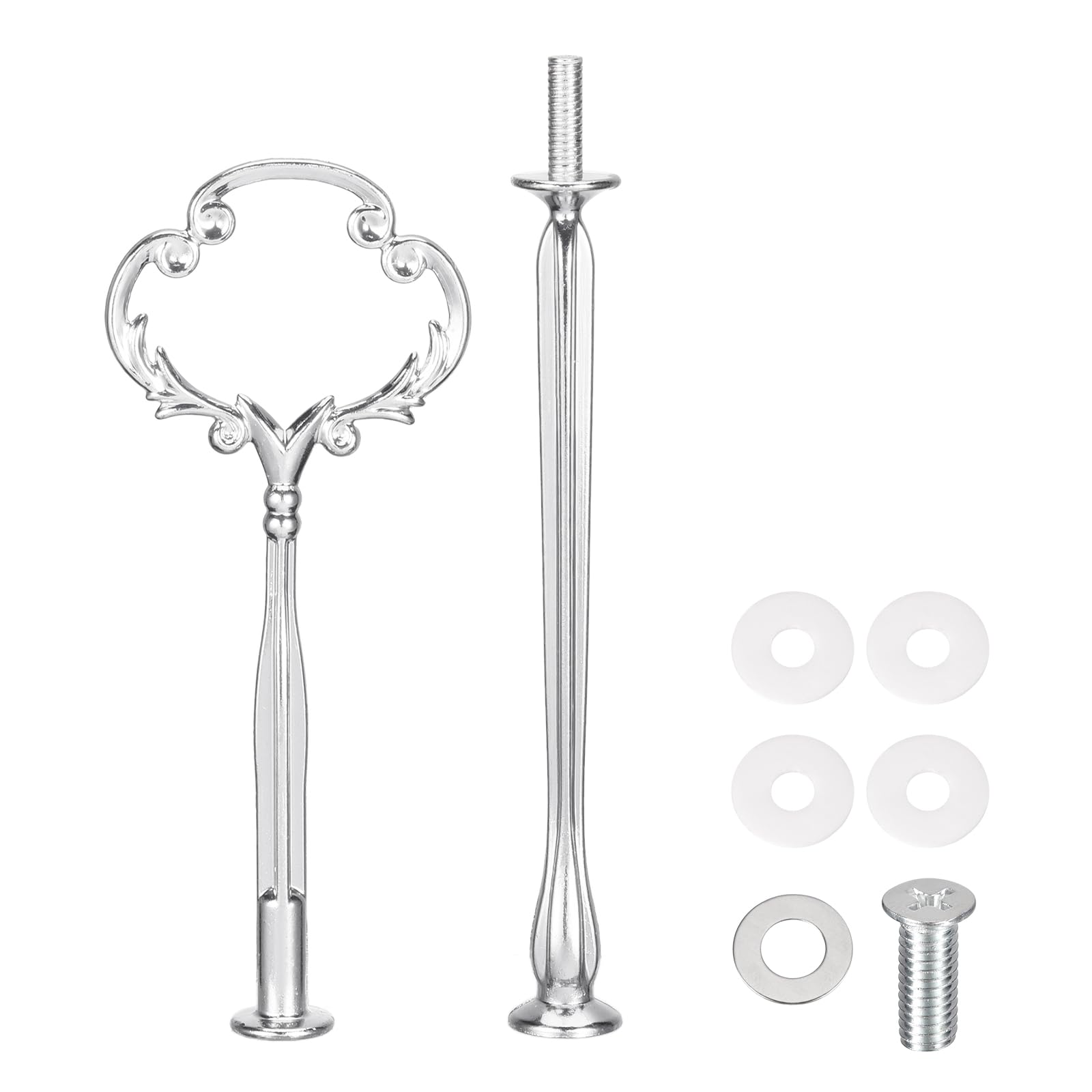 Amazon.com | uxcell 1 Set Cake Tray Stand Handle Cupcake Dessert Plate ...