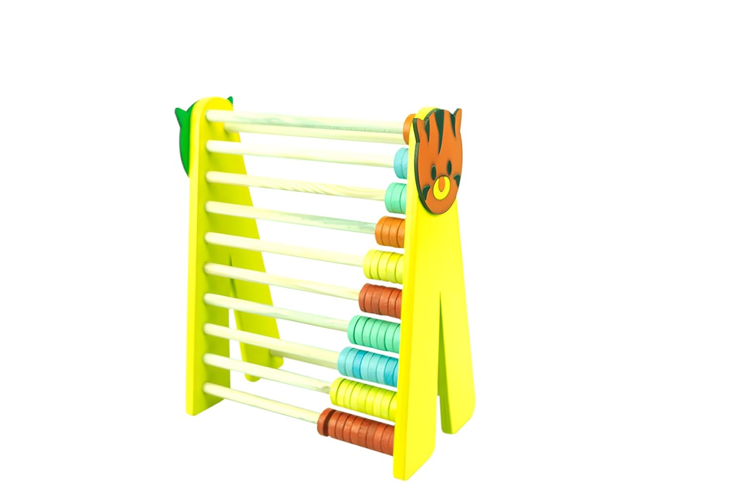 Techny Birds Kids Bead Abacus – Wooden Counting Toy for Toddlers ...