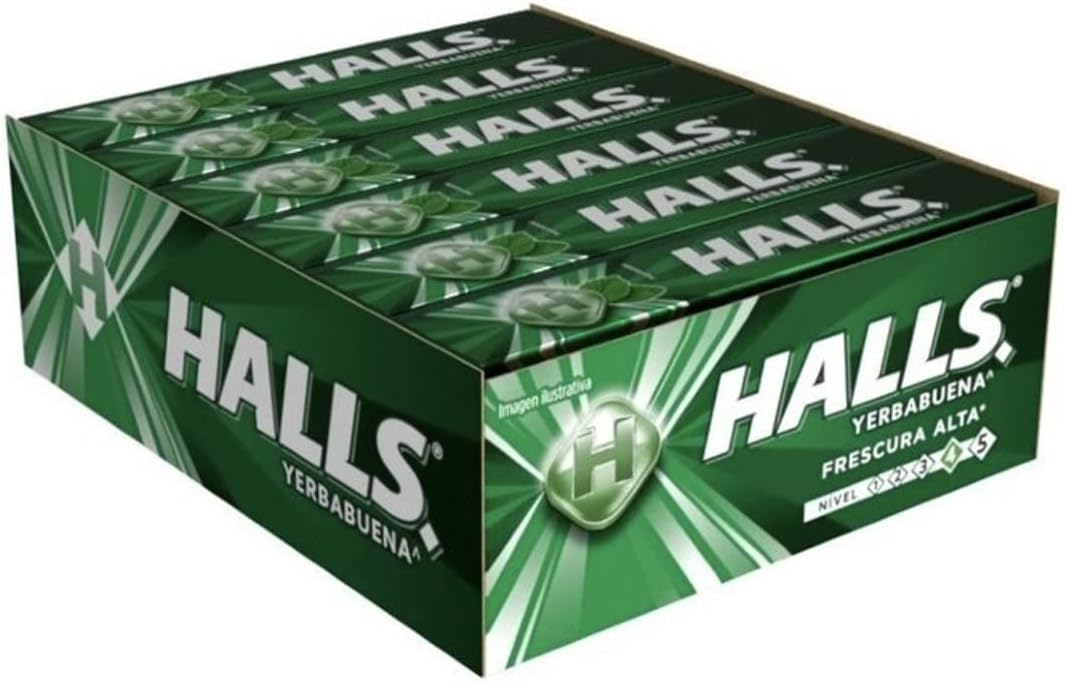 Amazon.com : Mexican Halls Yerba Buena Spearmint Flavor (12 pack ...