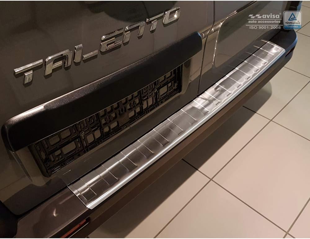 Amazon.com: AUTOSTYLE 2/51009 Black Mirror Stainless Steel Rear Bumper ...
