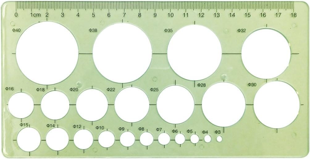 Campus University D219 - Kreisschablone. : Amazon.de: Küche, Haushalt ...