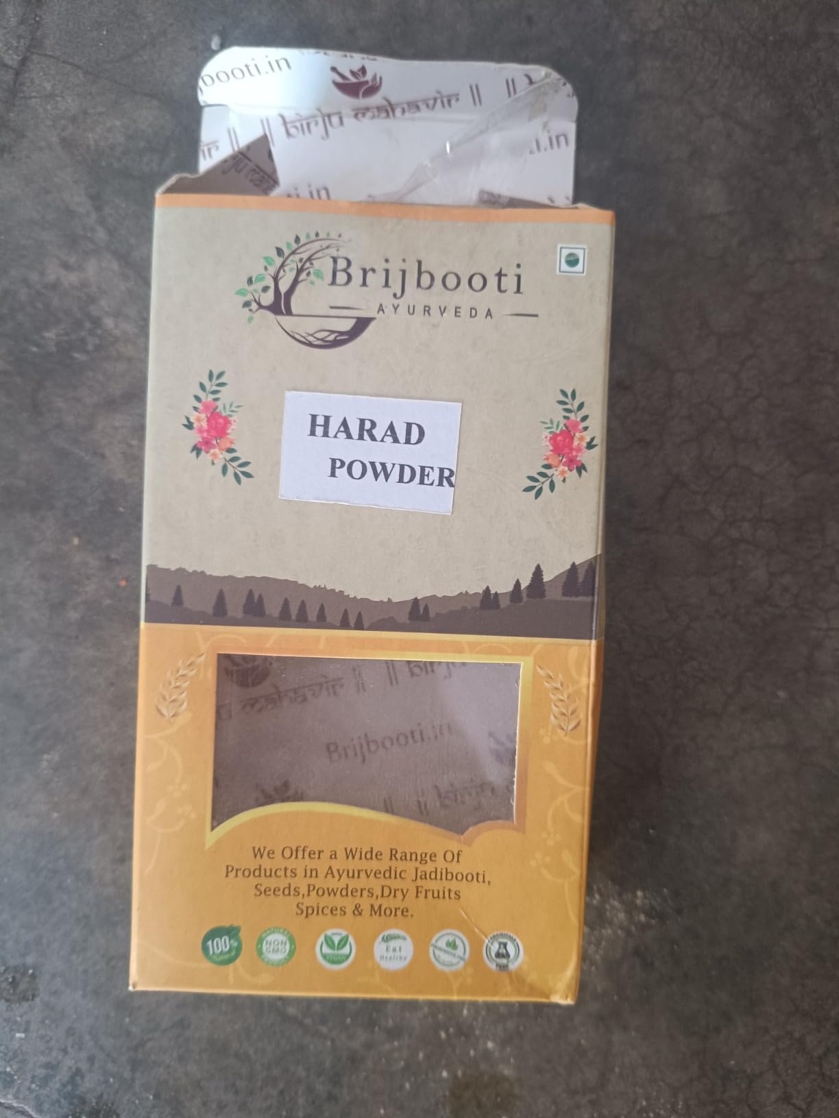 Buy Brijbooti Harad Powder - Haritaki Powder (200 Gr) Terminalia ...