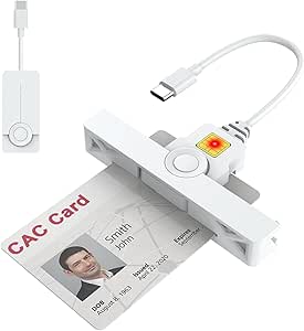Amazon.com: CAC Reader Type C, USB C SmartFold CAC Reader, USB C DOD ...