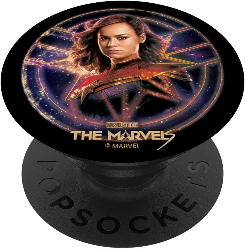 Amazon.com: Marvel The Marvels Captain Marvel Cosmic Hero Logo Badge ...